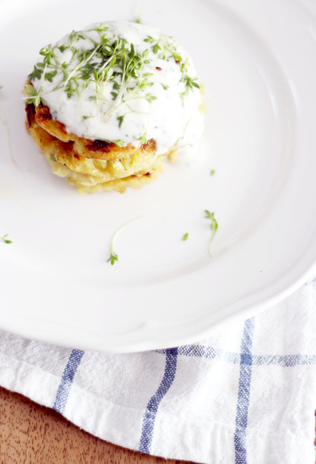 Easy & Yummy: Vegane Zucchini Rösti - provinzkindchen